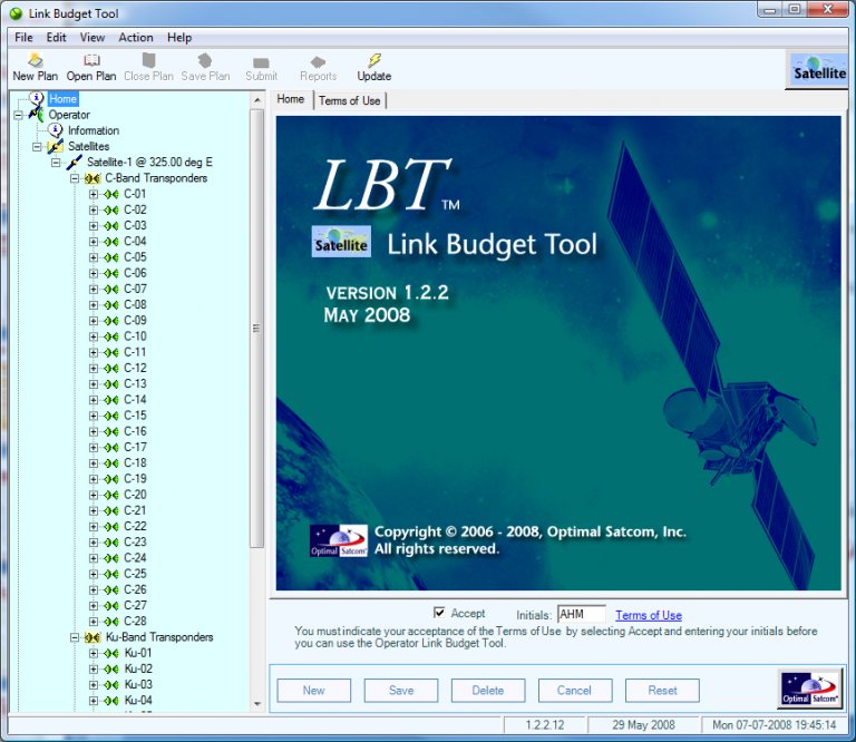 Customer Link Budget Tool (CLBT) | Optimal Satcom Corporate Website